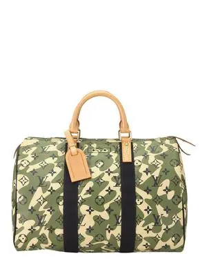 LOUIS VUITTON Takashi Murakami Monogramouflage Speedy 35 - Green