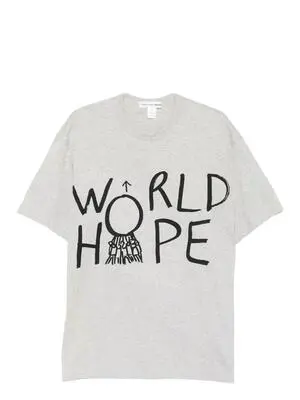 Comme Des Garçons Graphic-print T-shirt - Grey