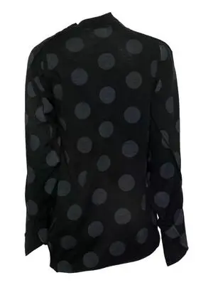 Junya Watanabe Polka-dot Crew Neck Sweater - Black