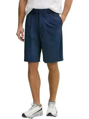 Guess Logo Print Tailored Shorts - Blue