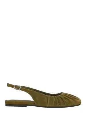 Ash Bibi Slingback Ballet Flats - Green
