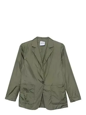 Aspesi Single-breasted Patch-pocket Blazer - Green