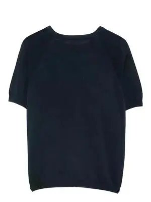 Aspesi Raglan Sleeve Fine Knit Top - Blue