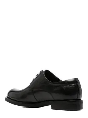ALBERTO GOZZI Perforated Detail Lace-up Shoes - Black