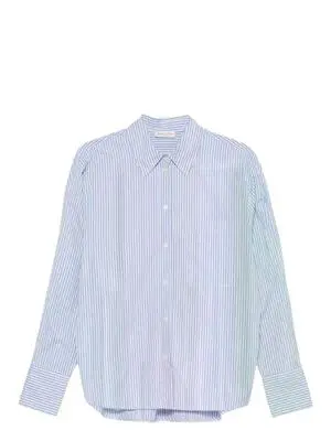 Marc O'polo Vertical Stripe Chest Pocket Shirt - Blue