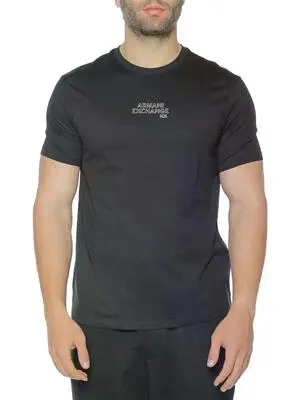 Armani Exchange Logo-print Cotton T-shirt - Black