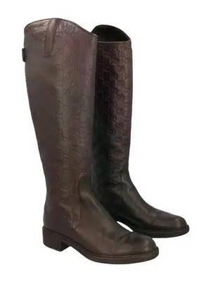 Gucci Knee-high Boots - Brown