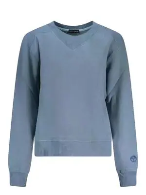 NORTH SAILS Logo Patch V-neck Sweater - Blue