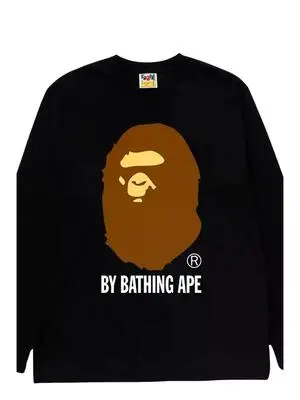 A BATHING APE Ape Head Long-sleeve T-shirt - Black