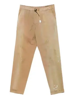WHITE SAND Belted Trousers - Neutrals