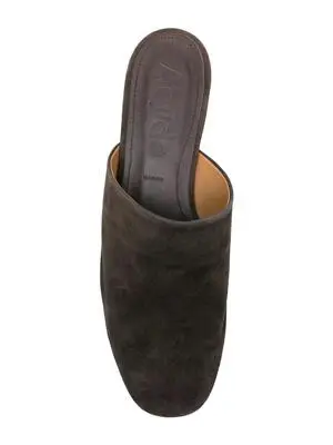 AeydĒ Rega Suede Mules - Brown