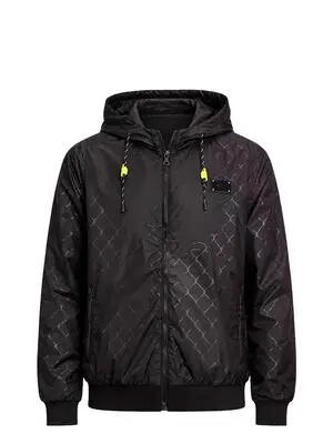 PUMA Printed Hooded Jacket - Black