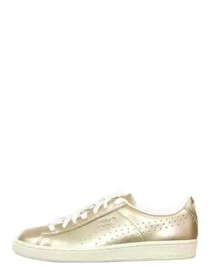 PUMA Basket Classic Citi Metallic Sneakers - Gold