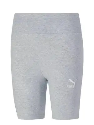 PUMA Classic 7 Logo Print Shorts - Grey