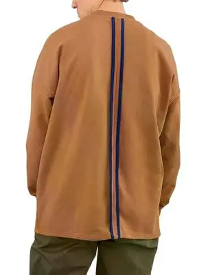 PUMA Han Crew Logo-patch Sweatshirt - Brown