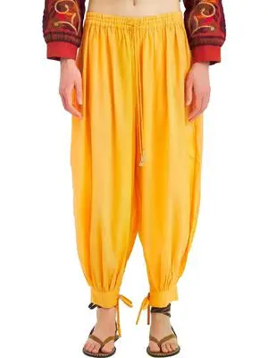 Antik Batik Fruti Sarouel Drawstring Trousers - Orange