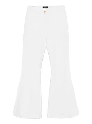 Balmain Flared Trousers - White