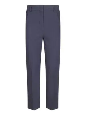 Max Mara Tailored Trousers - Navy Blue