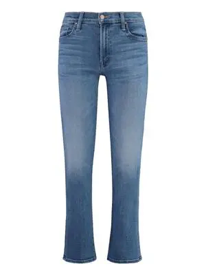 MOTHER Belt Loop Denim Trousers - Blue