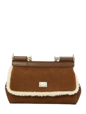 Dolce & Gabbana Sicily Small Tote Bag - Brown