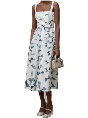 Dior Riviera Mid-length Belted Dress - Multicolor