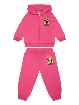 Moschino Teddy Bear Print Tracksuit - Fuchsia