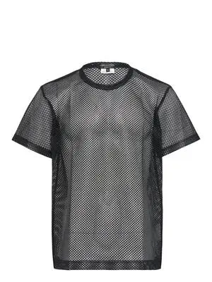 Comme Des Garçons Loose Fine Knit Sweater - Black