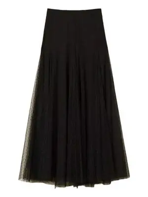 TWINSET Twinset Long Plumetis Tulle Skirt