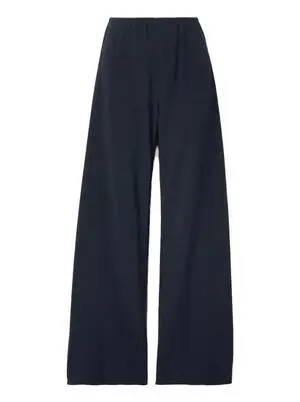 THE ROW Gala Wide-leg Trousers - Navy Blue