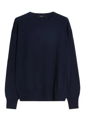 Max Mara Long-sleeved Sweater - Navy Blue