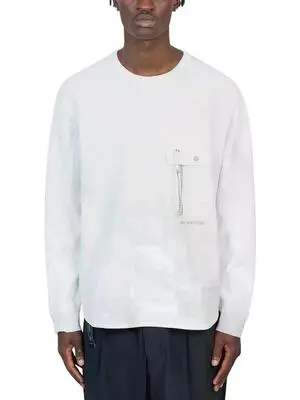 AND WANDER Long-sleeve Sweatshirt - White