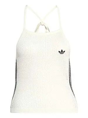 Adidas Adidas Crochet Halter Top White