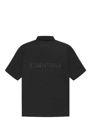 Fear Of God Ss21 Polo Shirt 'stretch Limo - Black