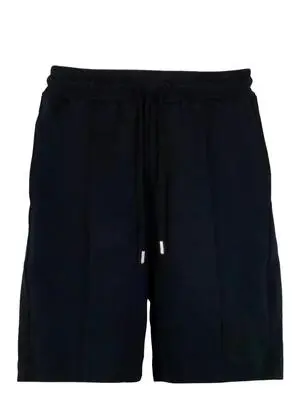 OWN Drawstring Seam-detail Shorts - Blue