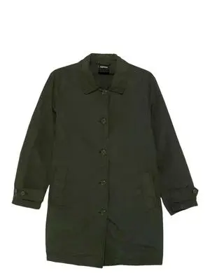 Aspesi Long-sleeve Buttoned Coat - Green