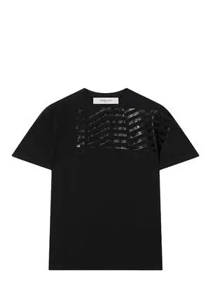GOLDEN GOOSE Short Sleeve T-shirt - Black