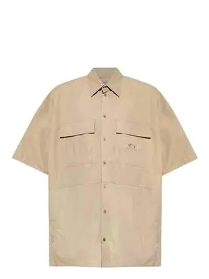 Balenciaga Short-sleeve Pocket Shirt - Neutrals