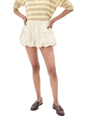 LE BOP Nolan Bubble Shorts - Cloud