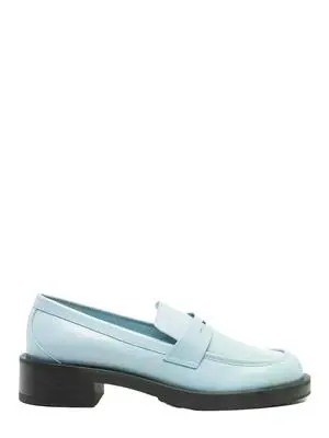 STUART WEITZMAN Leather Loafers - Blue