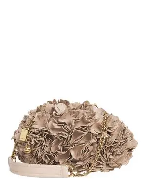 Chloé Lambskin Plissé Shoulder Bag - Brown
