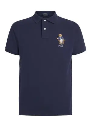 POLO RALPH LAUREN Cotton Polo Bear Polo Shirt