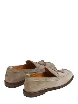 OFFICINE CREATIVE Opera Tassel-Detail Suede Loafers