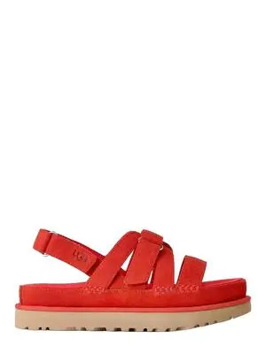 UGG Goldenstar Gleam Flat Sandals - Red