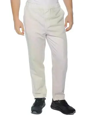 ECOALF Washed Stone Straight Leg Elasticated Waist Trousers - Neutrals