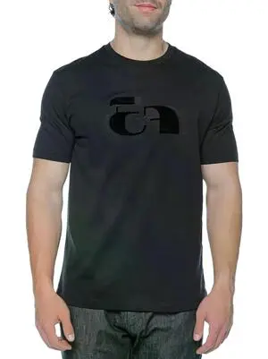 Emporio Armani Logo-patch T-shirt - Black
