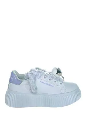 Karl Lagerfeld Creeper Lo Twin Sneakers - White