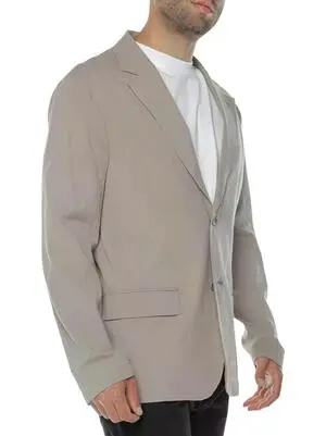 Armani Exchange Notch-lapel Blazer - Neutrals