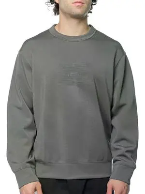 Armani Exchange Logo Print Sweatshirt - Grey