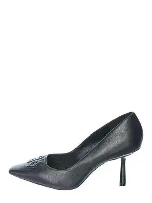 Dkny Nella Logo-embossed Pumps - Black