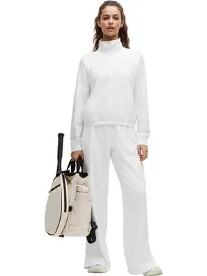 Lululemon Court Rival Wide-leg Track Pant - White